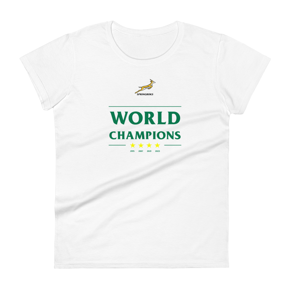 Women's Springboks Rugby World Champions Tee – Threadz